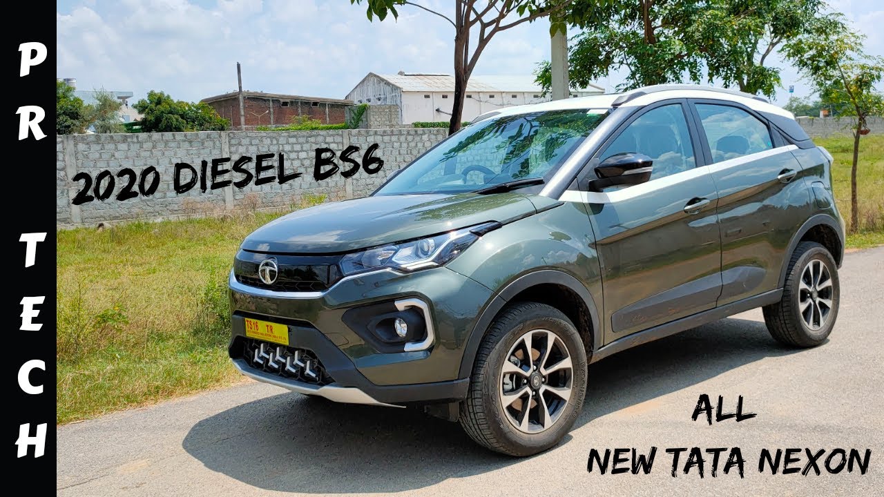 Tata Nexon XZ Plus Diesel 2020|Full Review & Driving Experince |In Hindi|PR Tech's - YouTube