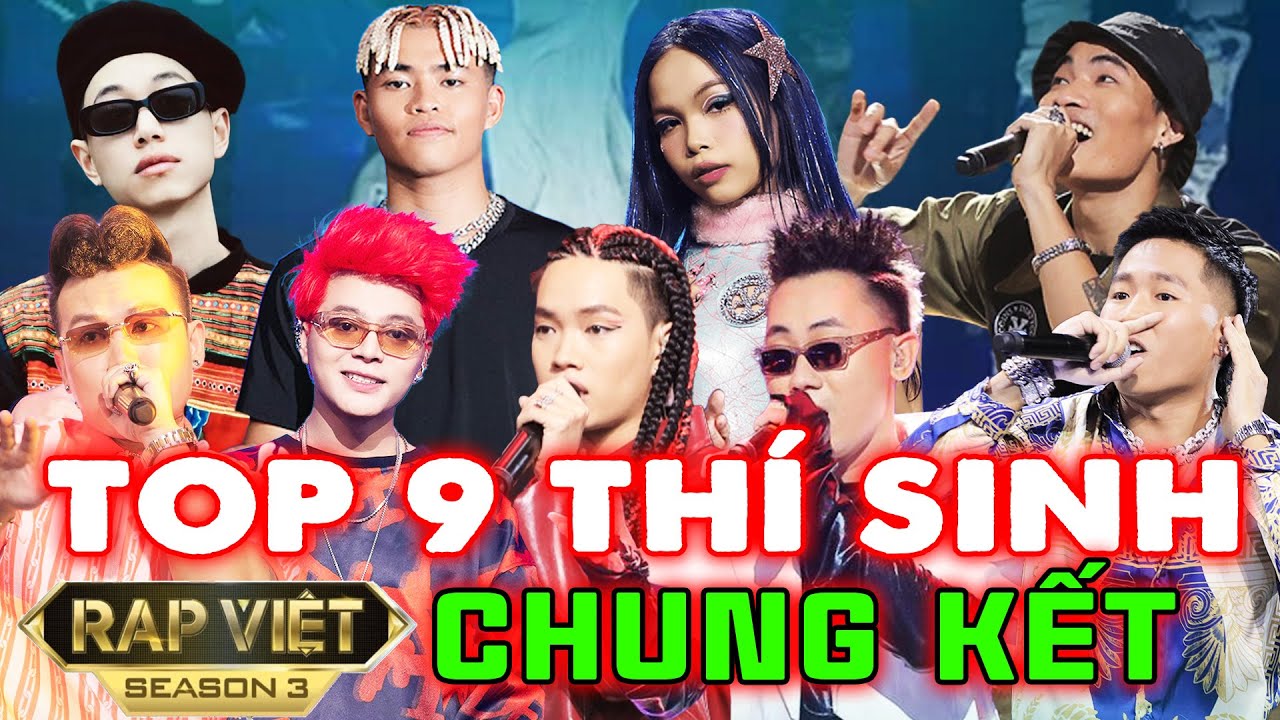 TOP 9 thí sinh vào chung kết Rap Việt Mùa 3 lộ diện - YouTube