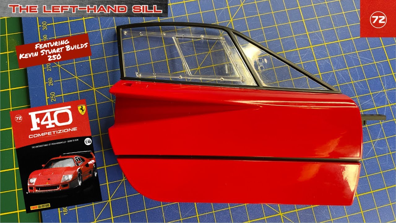 Build a Ferrari F40 Competizione issue 72. A 1/8 Scale Supercar model ...
