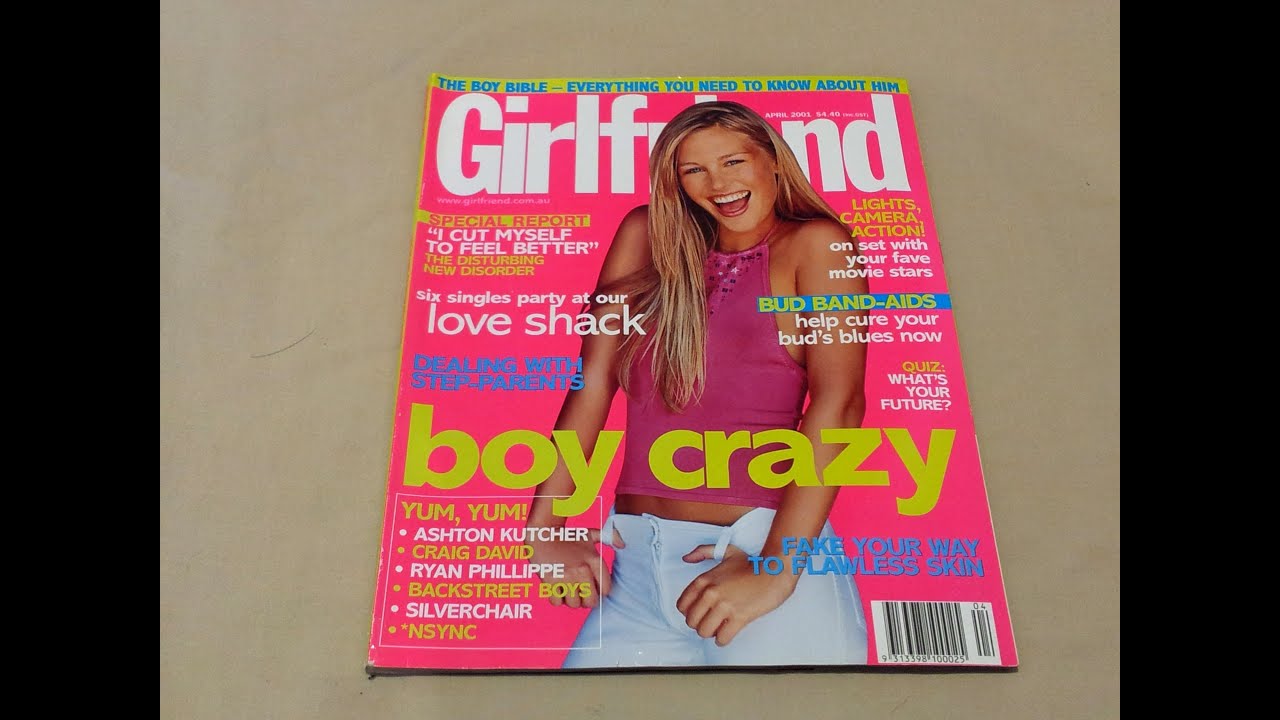 GIRLFRIEND Magazines from my collection - YouTube