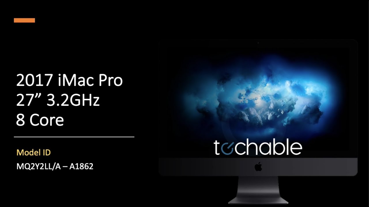 2017 Apple iMac Pro 27-Inch 3.2GHz MQ2Y2LL/A A1862 - YouTube