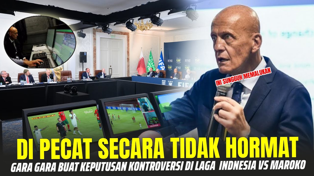 🔴 BUKTI KEJANGGALAN TERKUMPUL ‼️ FIFA Resmi PECAT Wasit Laga Timnas ...
