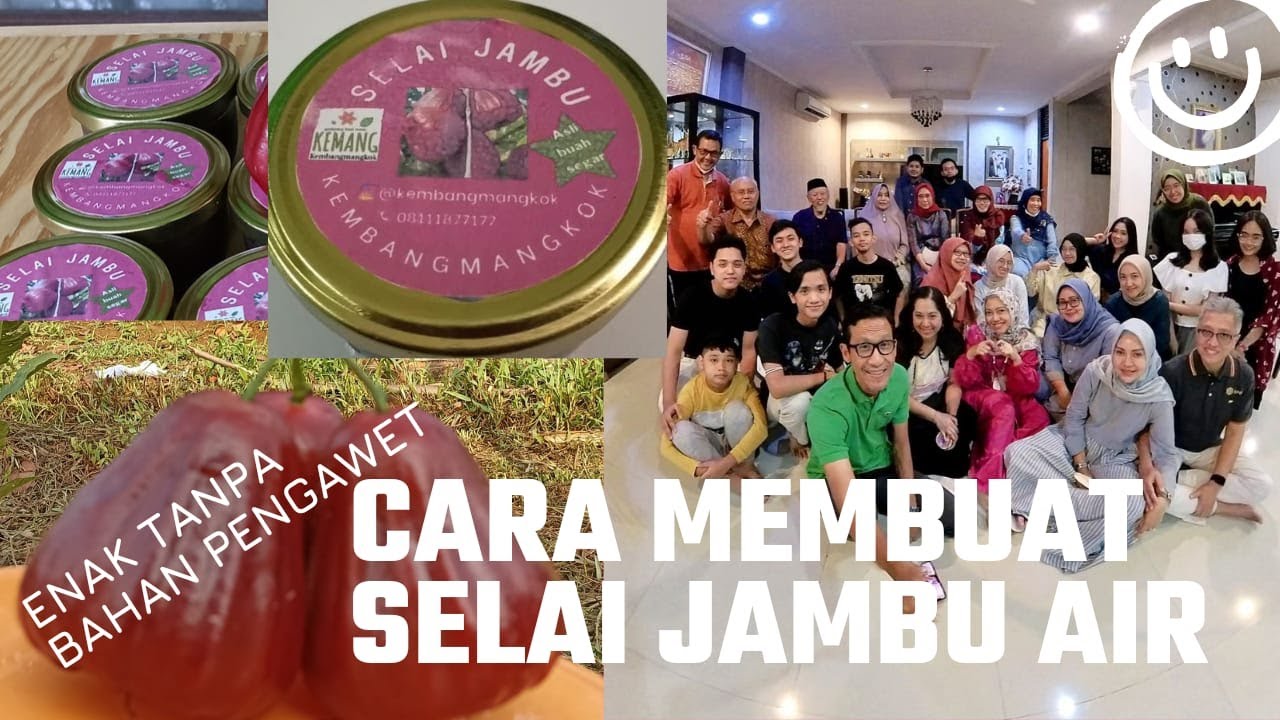 Cara Membuat Selai Jambu Air yg Enak tanpa Pengawet (Launching di ...