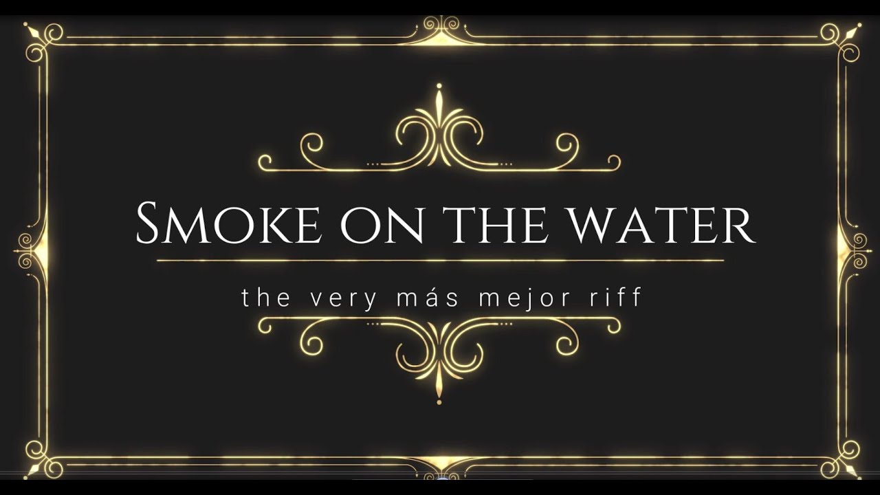 smoke on the water, riff - YouTube