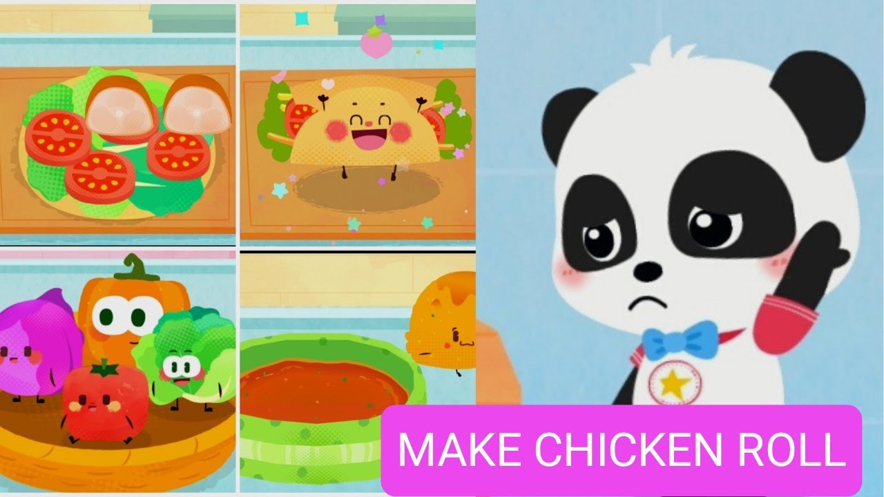 Baby Panda's Magic Kitchen !! crtoon game's for kids!! 🐼🐼 - YouTube