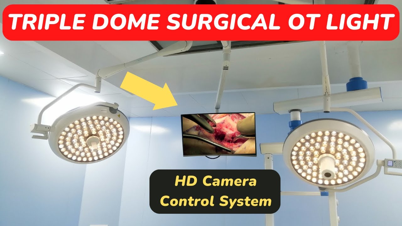 OT light with digital HD camera 💯 Surgical Operation Theater Light ...