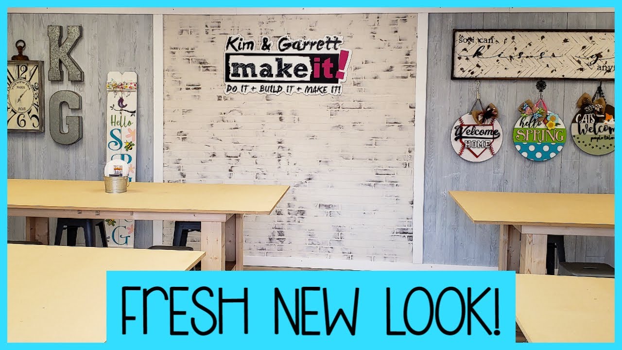 DIY Workshop Craft Room Makeover - YouTube