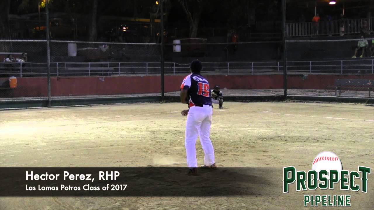 Hector Perez Prospect Video, RHP, Las Lomas Potros Class of 2017 - YouTube