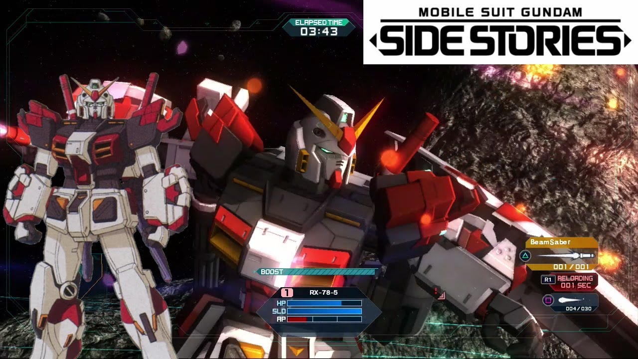 RX-78-5 Gundam Unit 5 G05 (ガンダム5号機) | Gundam Side Stories [PS3] - YouTube