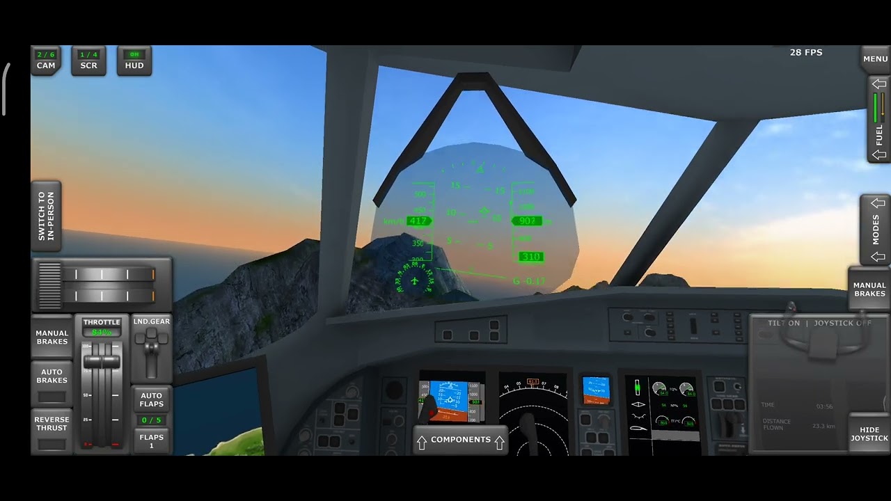 Turboprop flight Simulator RL -72 Elegant flight - YouTube