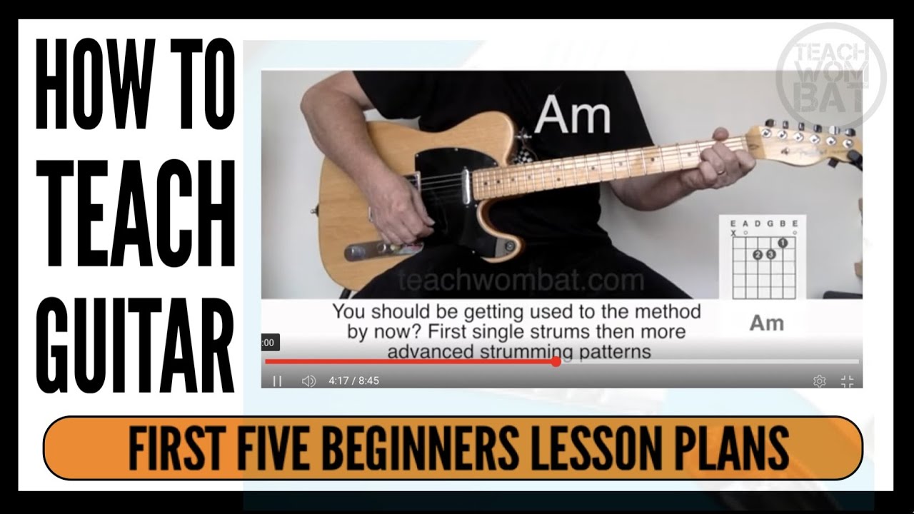 How To Teach Guitar To Beginners: First Five Lesson Plans to Guarantee ...