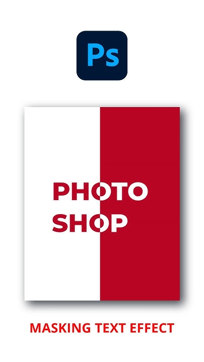 🔥 Photoshop Masking Text Effect Tutorial – Easy Clipping & Layer Mask ...