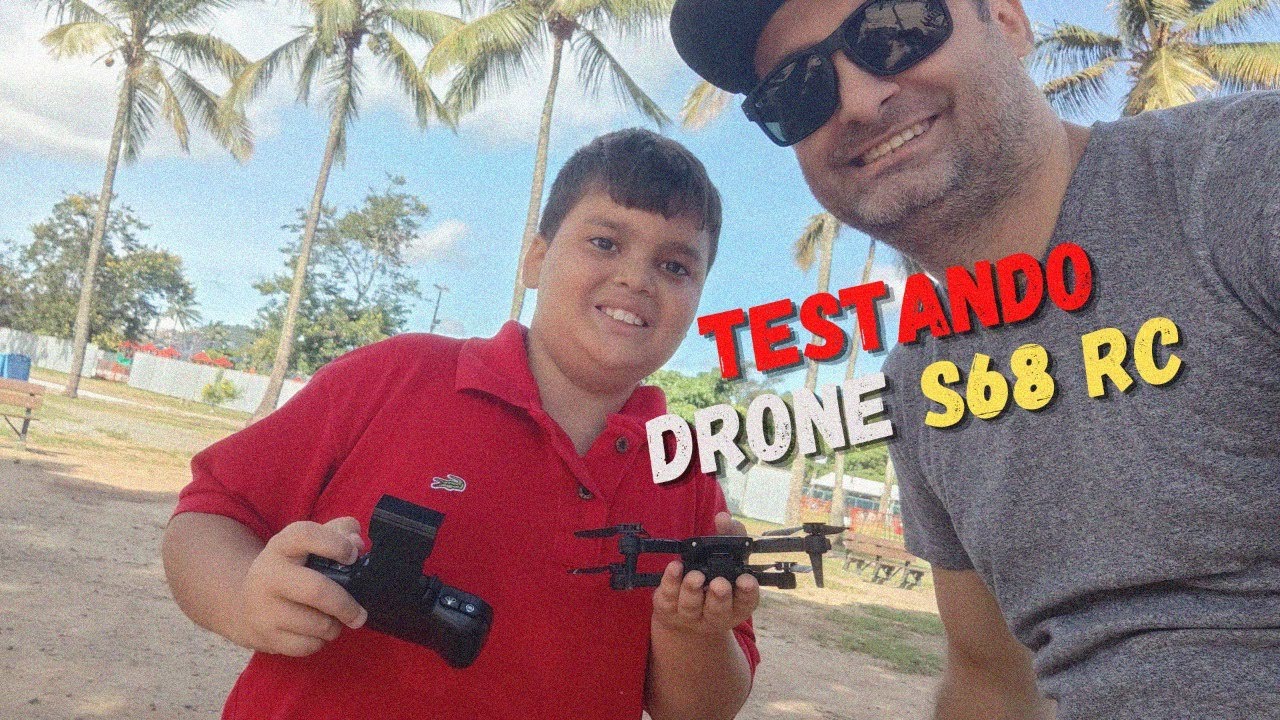 PRIMEIRO VOO COM O DRONE S68 RC 4K - YouTube