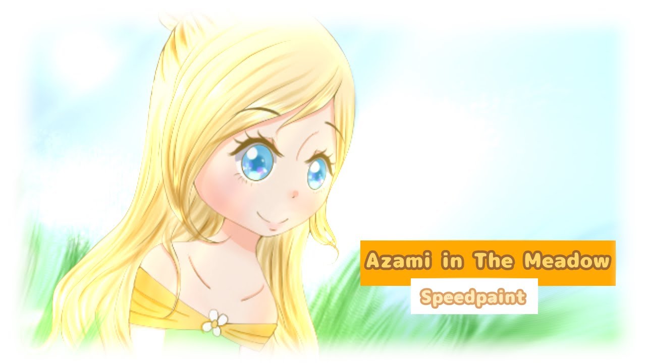 AZAMI IN THE MEADOW SPEED DRAWING | Simply Creative Studios - YouTube