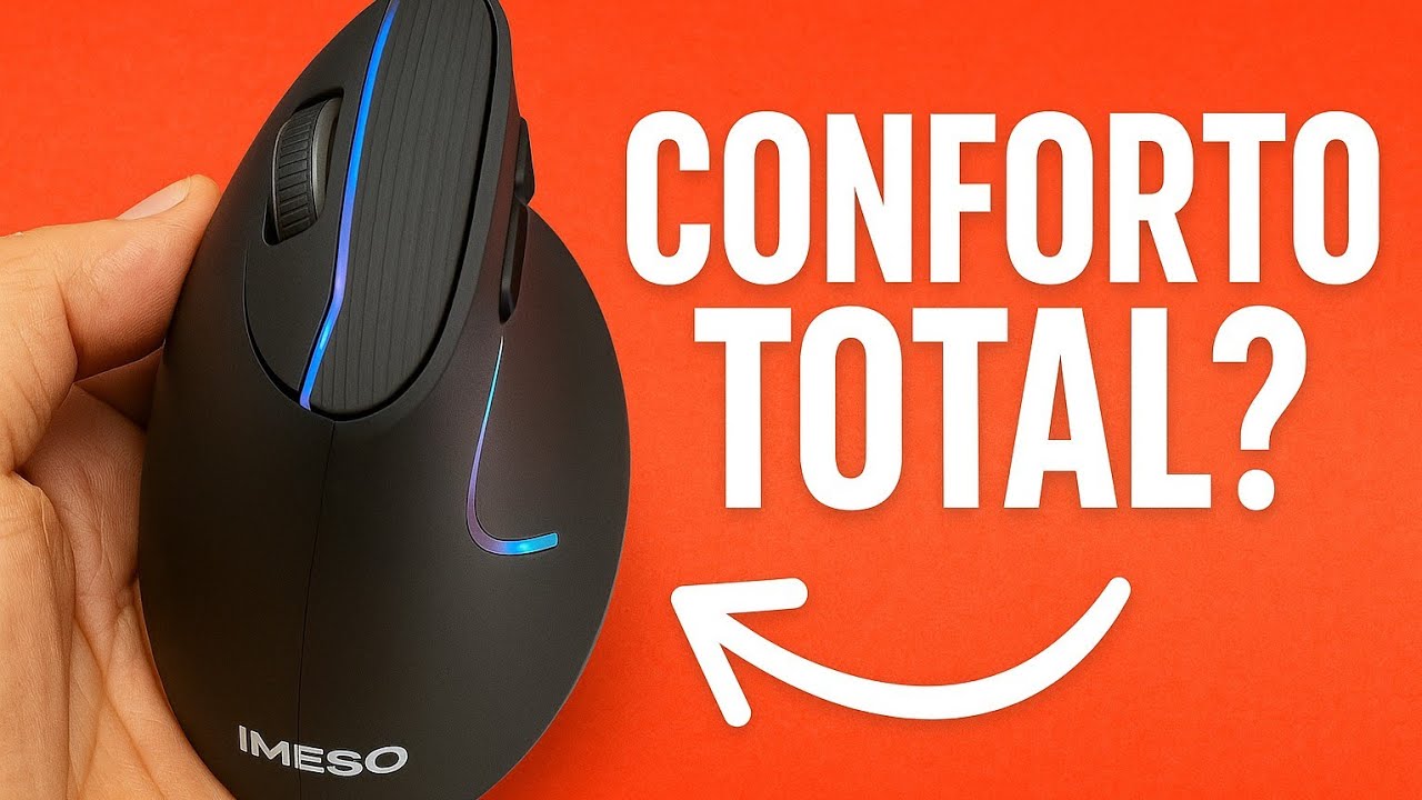 Testei um MOUSE ERGONÔMICO diferente de tudo! Vale a pena - YouTube