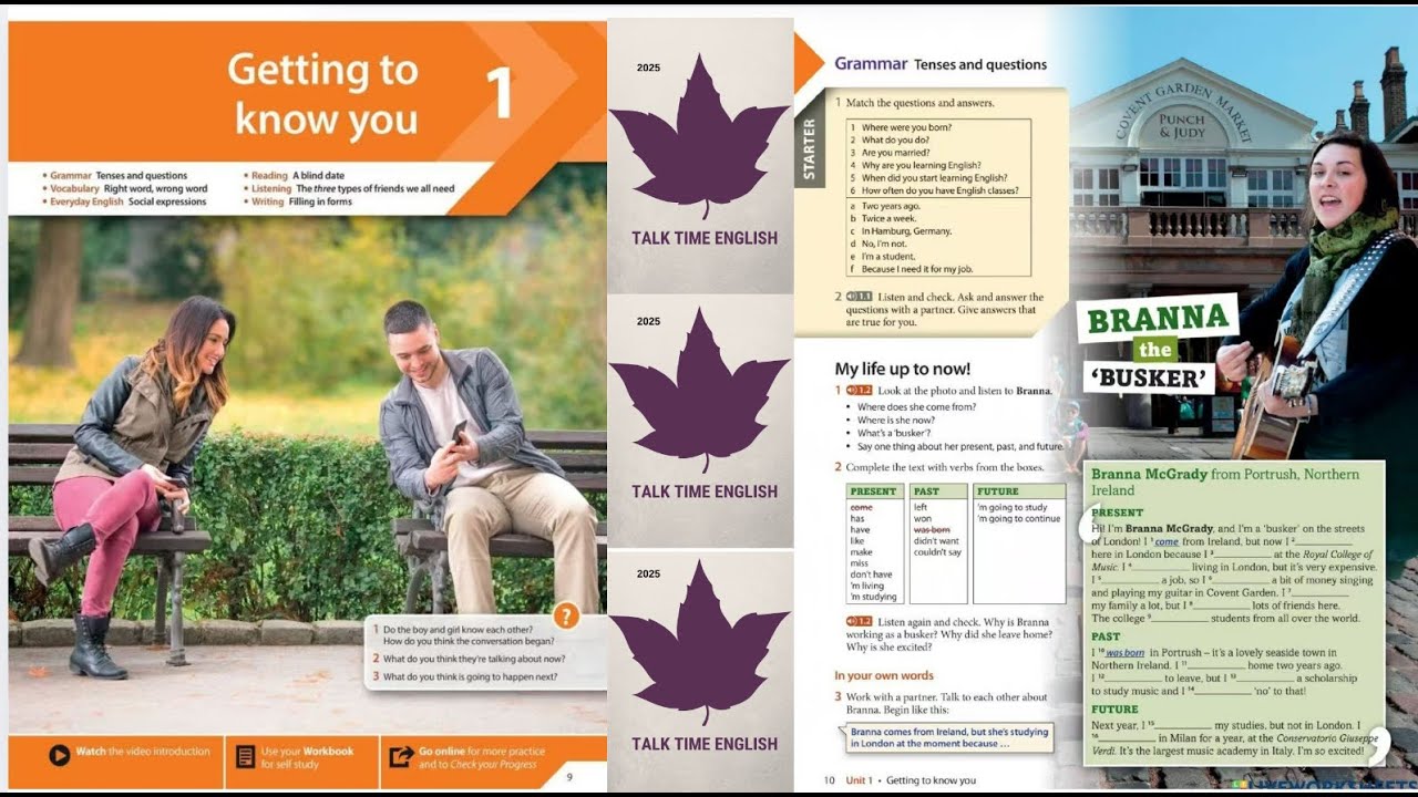 HEADWAY Pre intermediate 5th edition -GETTING TO KNOW YOU - YouTube