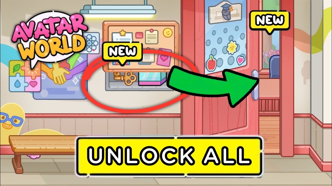 UPDATE!! 😍 HOW TO UNLOCK ALL NEW SECRETS in AVATAR WORLD 🌎 , AVATAR ...