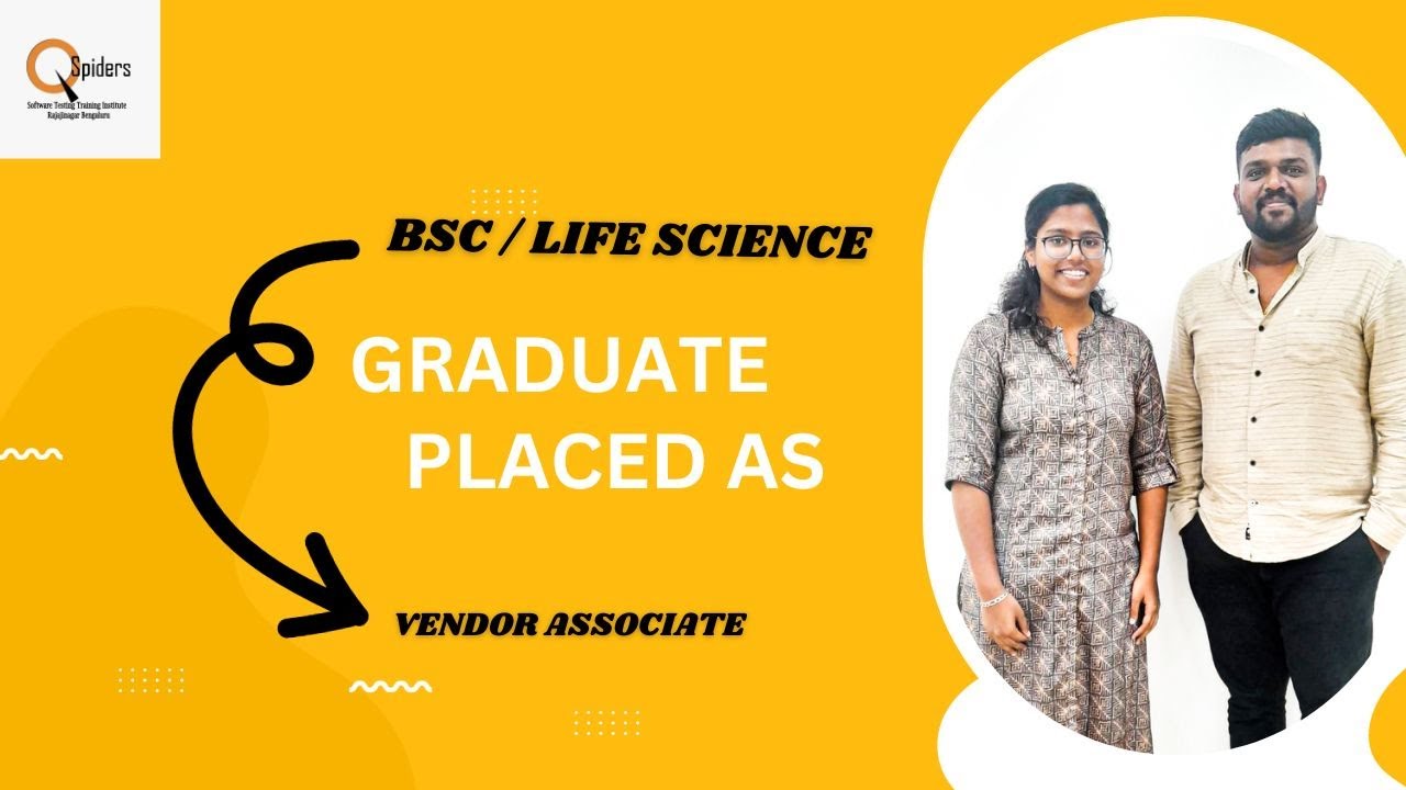 PLACEMENT ROADMAP | LIFE SCIENCE Graduate placed as VENDOR ASSOCIATE ...