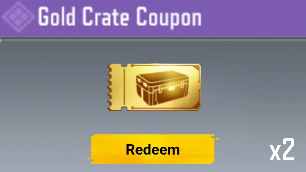 NEW CODE FOR GOLD CRATE COUPONS IN COD MOBILE - YouTube
