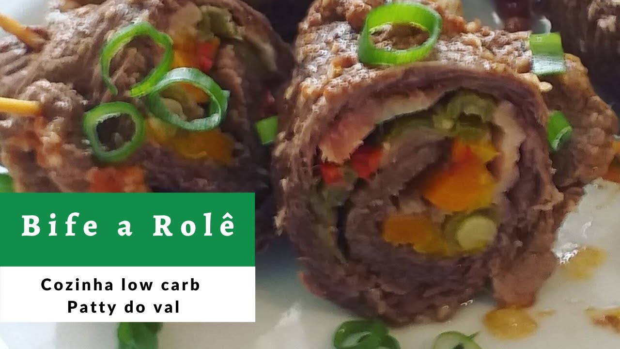 Comidinhas do Bem: bife a rolê | low carb | saudável - YouTube