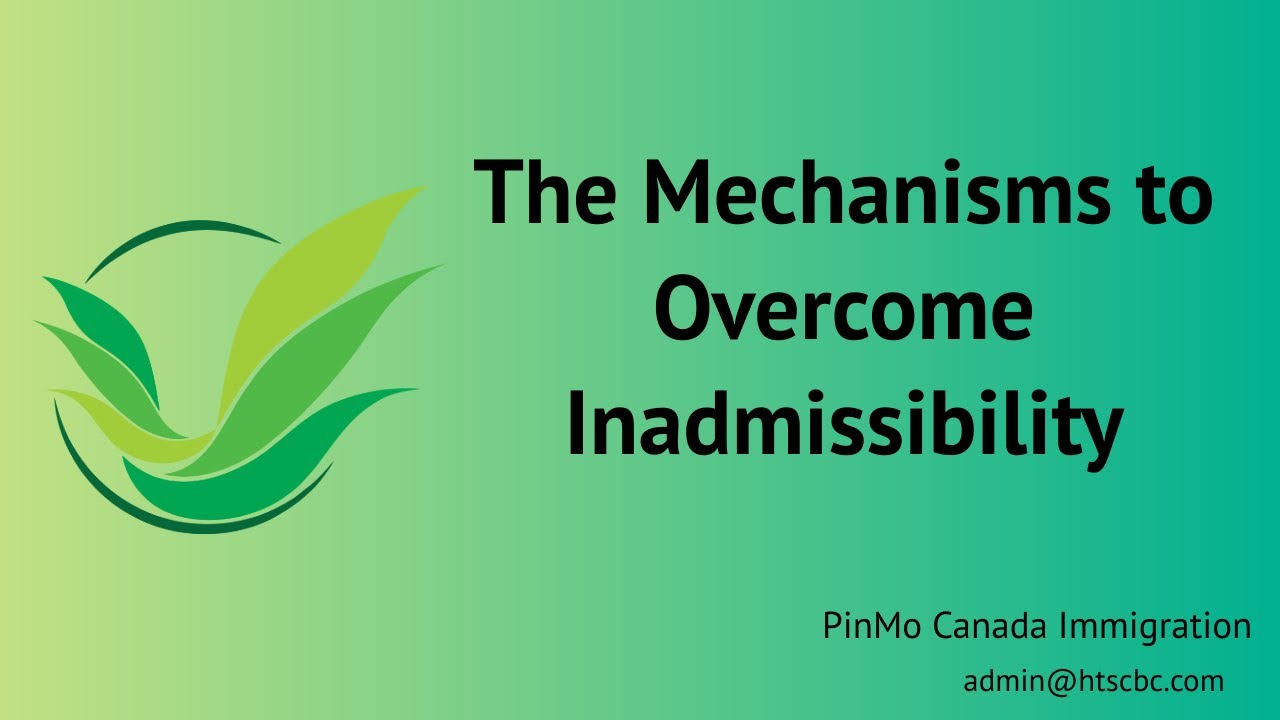 The Mechanisms to Overcome Inadmissibility - YouTube