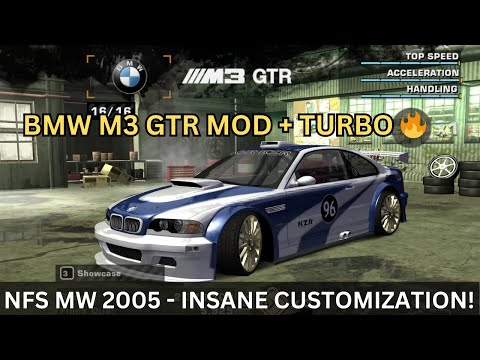 How to Install BMW M3 GTR Extended Customization & Turbo Mods in NFS Most Wanted 2005 in 2025