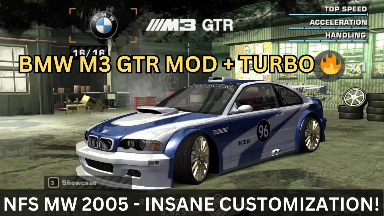 How to Install BMW M3 GTR Extended Customization & Turbo Mods in NFS ...
