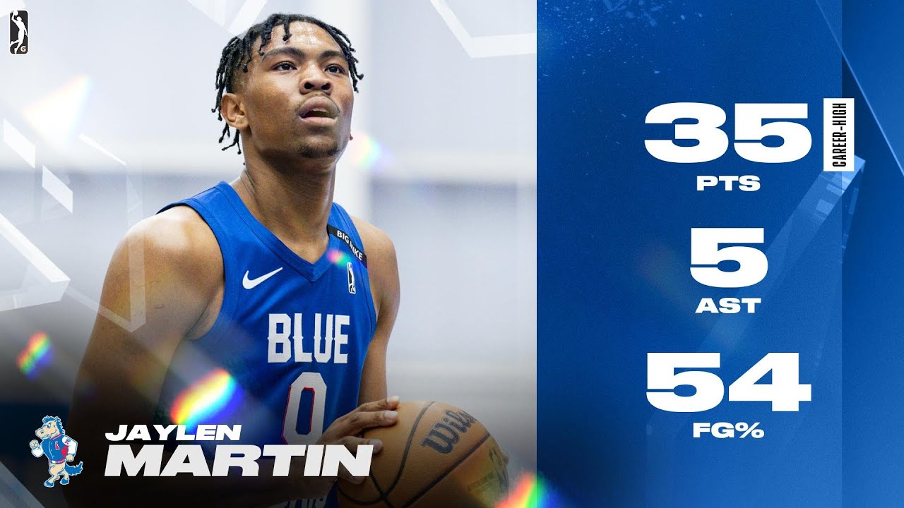Jaylen Martin Records Career-High 35 PTS On 54% FG Vs. Go-Go - YouTube