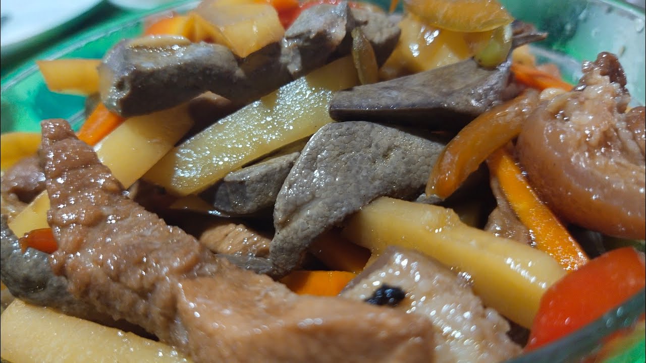 How to Cook Igado Bicolano Style//Igado w/out Tomato Sauce ...