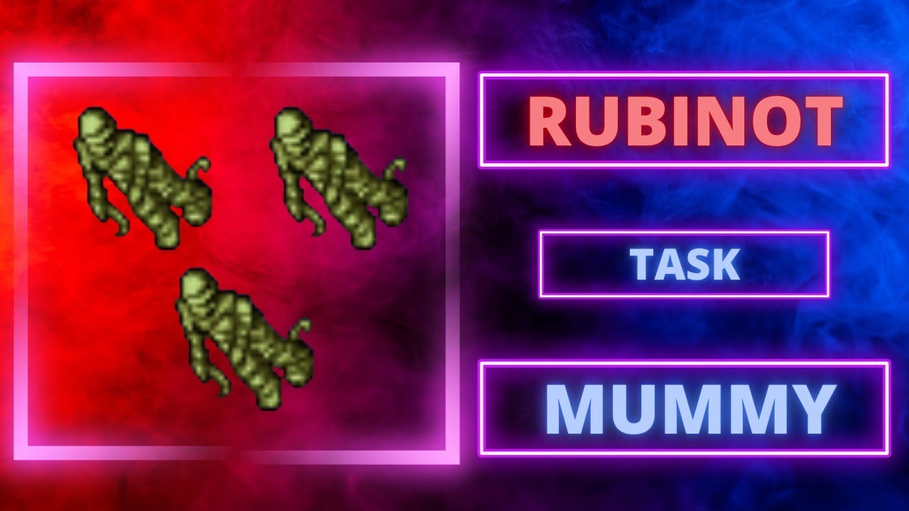 Zerando as TASKS RUBINOT! - Ghost, Mummy, Ghoul, Skeleton, Crypt ...