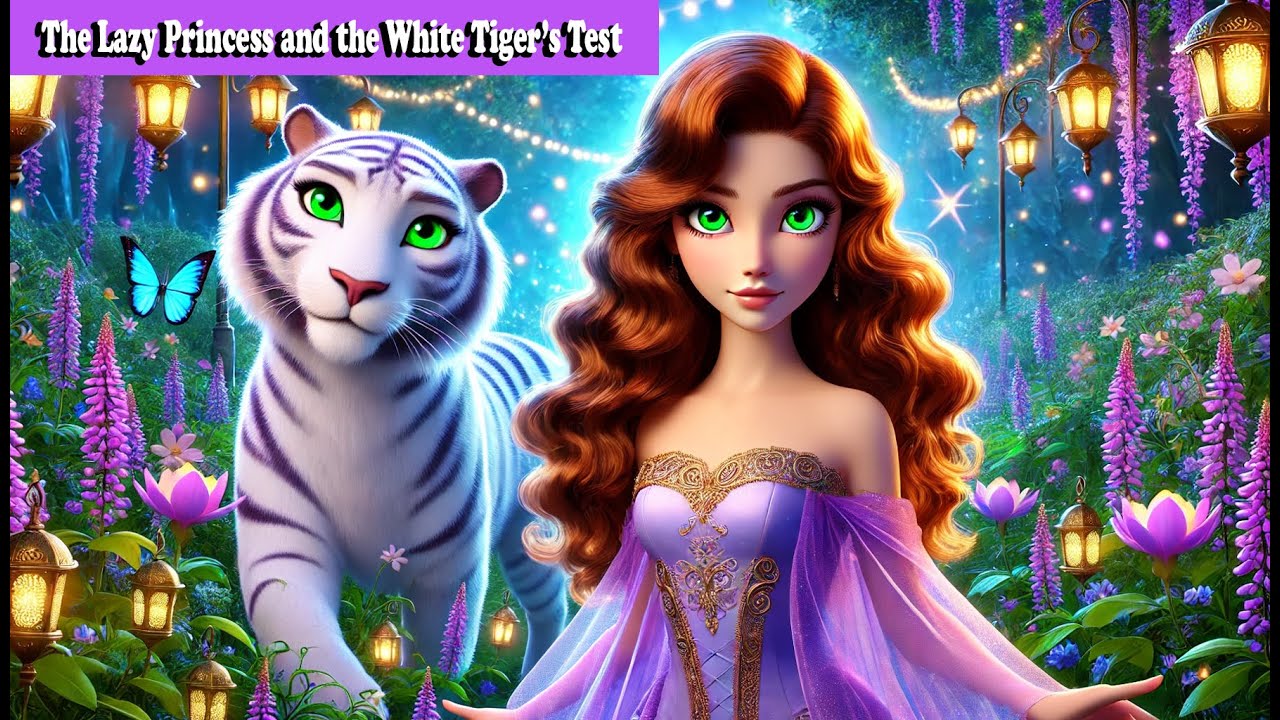 The Lazy Princess and the White Tiger’s Test | Fairy’s Tales Kingdom 🐅👑 ...