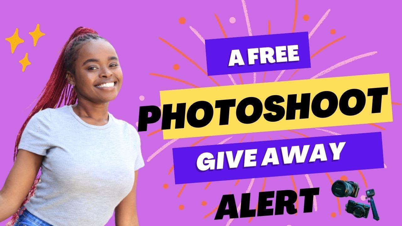 A FREE PHOTOSHOOT//GIVEAWAY ALERT - YouTube