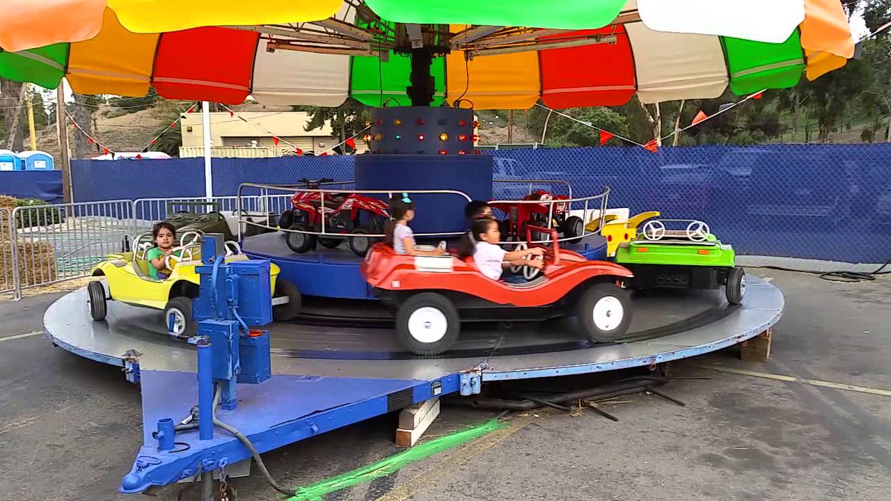 Pumpkin patch carousel cars - YouTube