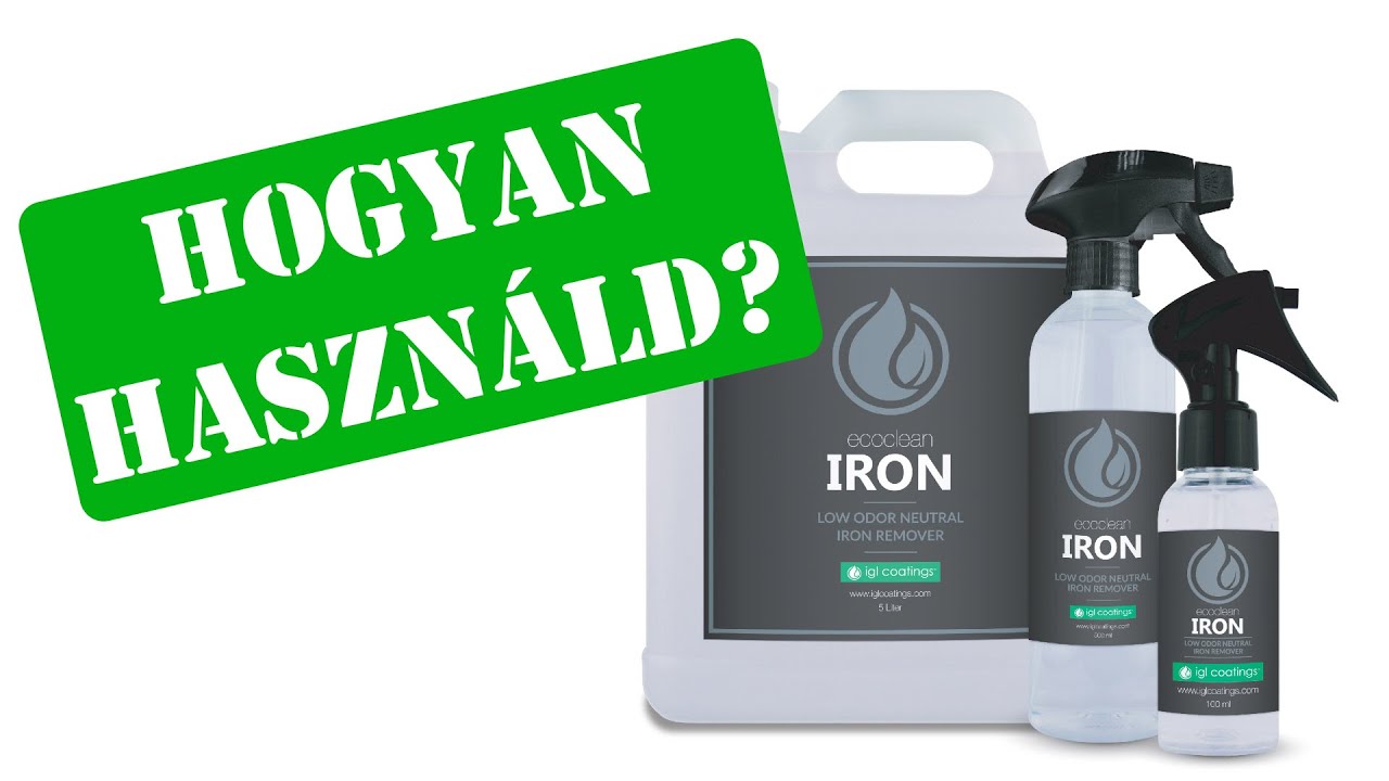IGL IRON röprozsda-oldó - Hogyan használd? - YouTube