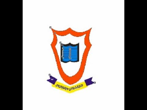 How To Draw A School Logo With CorelDraw 12 - YouTube