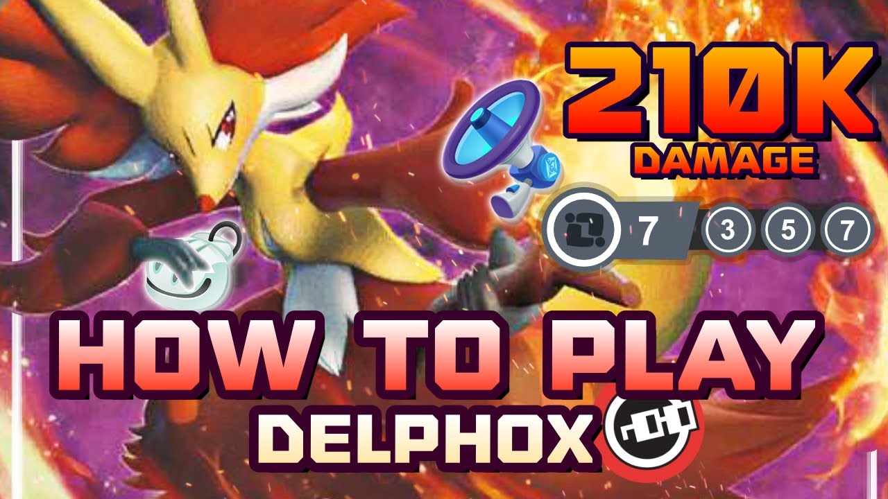 RANK1 UNITE HOW TO DELPHOX | 210k Dmg Cdr Build! - YouTube
