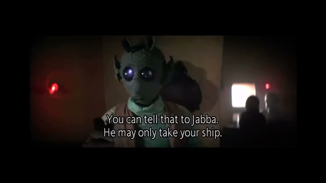 Greedo & Han Solo Scene - YouTube