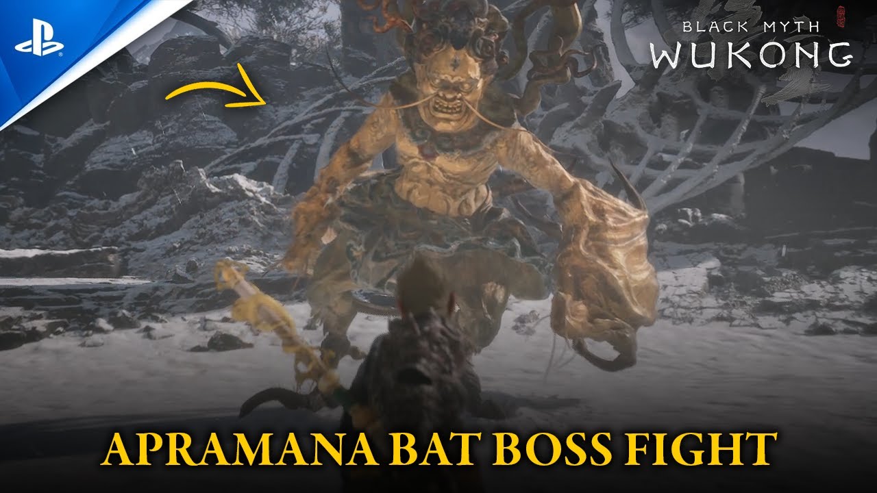 Black Myth: Wukong - Apramana Bat Boss Fight In Chapter 3 - YouTube