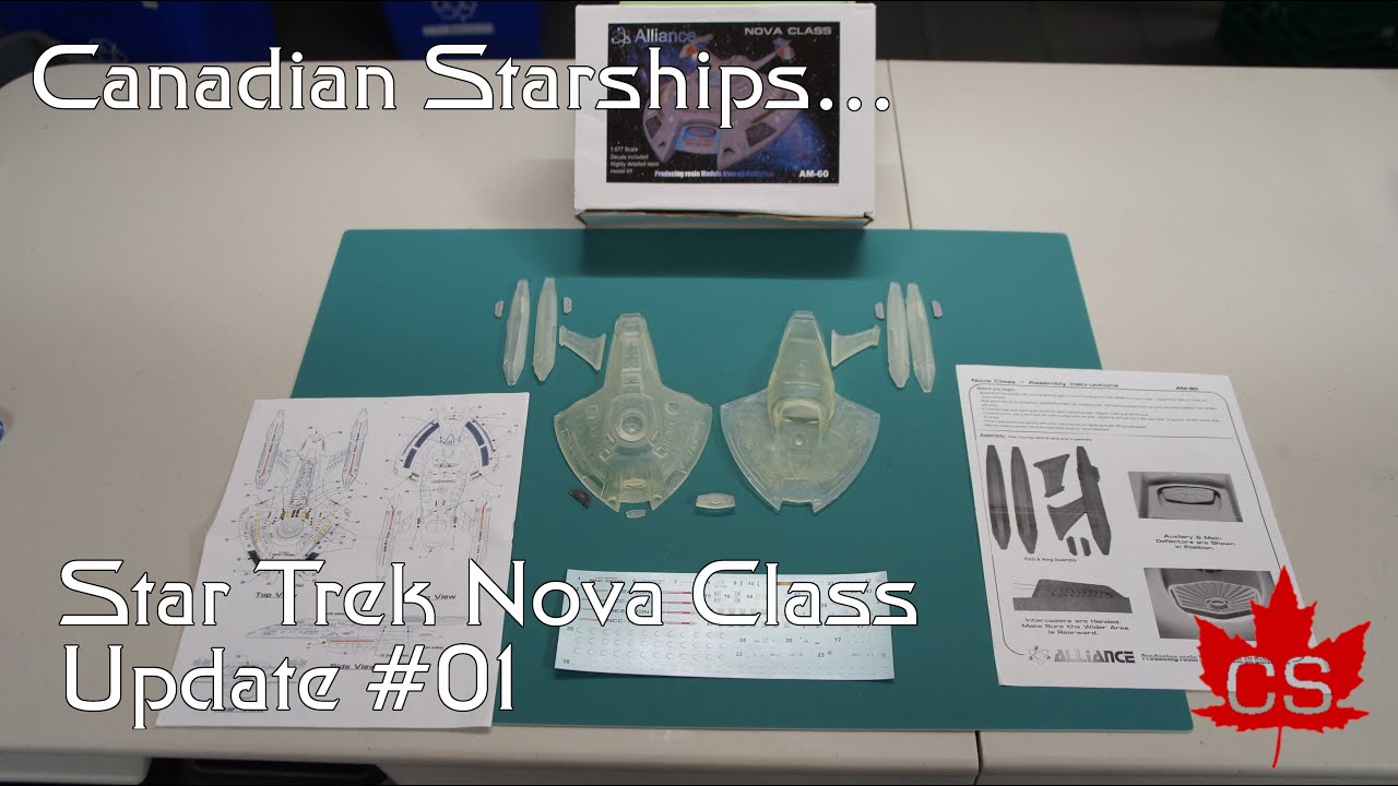 Star Trek Nova Class Model Build Update # 01 (2020) - YouTube