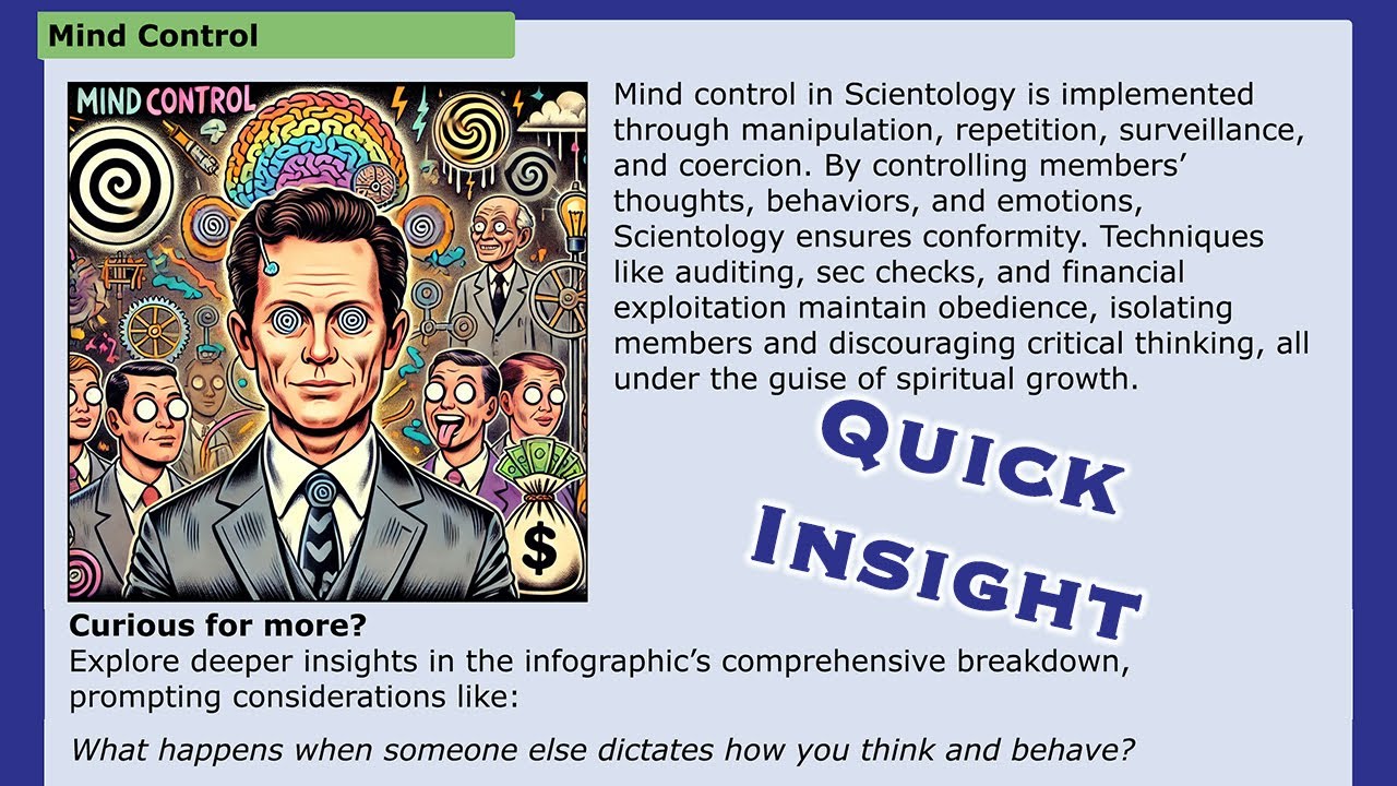 Mind Control - Scientology Quick Insights (Infographic) - YouTube