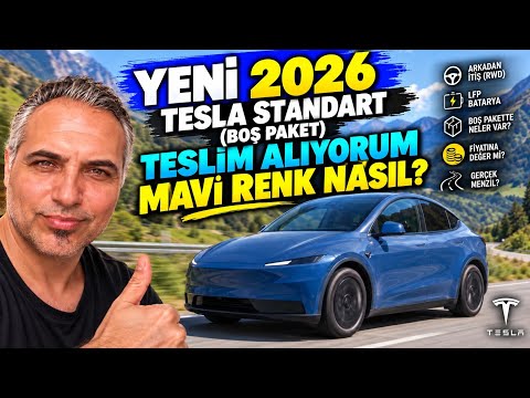 Yeni 2026 Tesla Standart Teslim Alıyorum. 