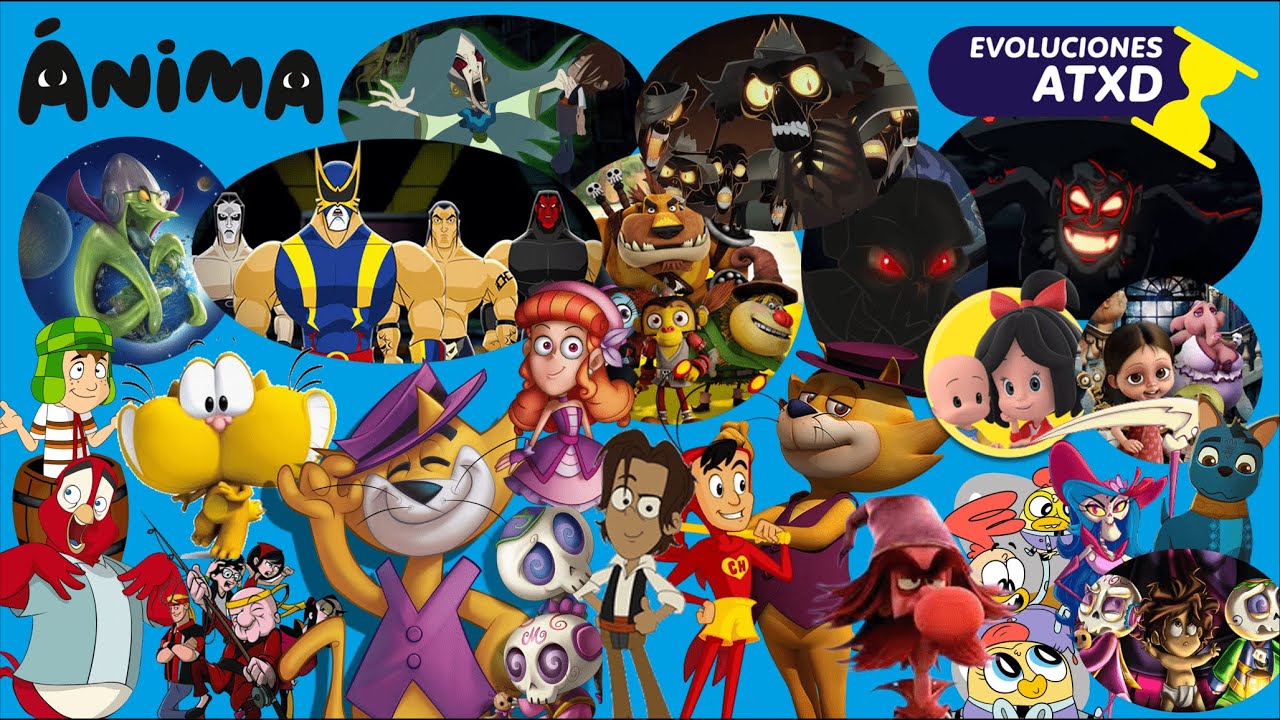 Evolución de Ánima Estudios (Series y Películas) (2003 - 2022) | ATXD ⏳ ...