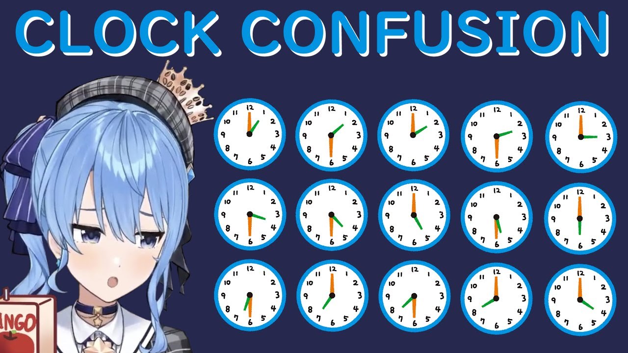 Suisei's Clock Confusion (Hoshimachi Suisei) [Eng Subs] - YouTube