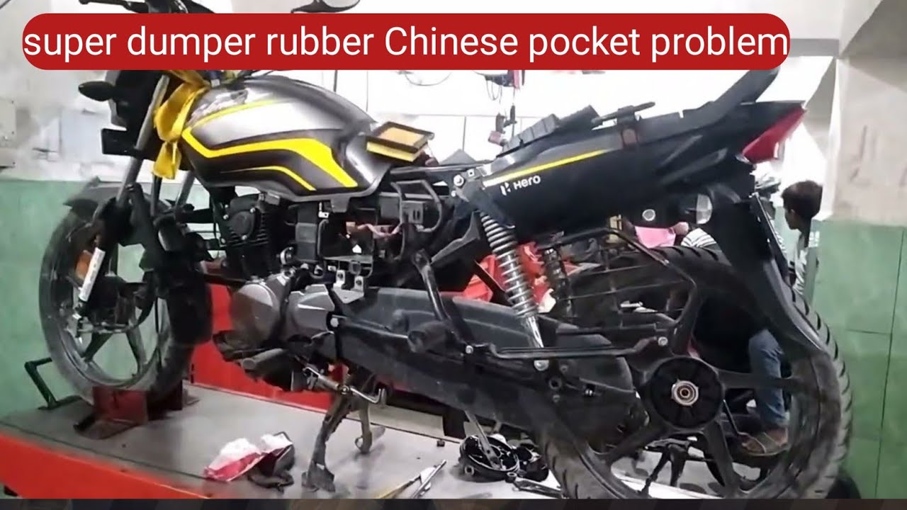 problem super Splendor chain sprocket dumper rubber review - YouTube