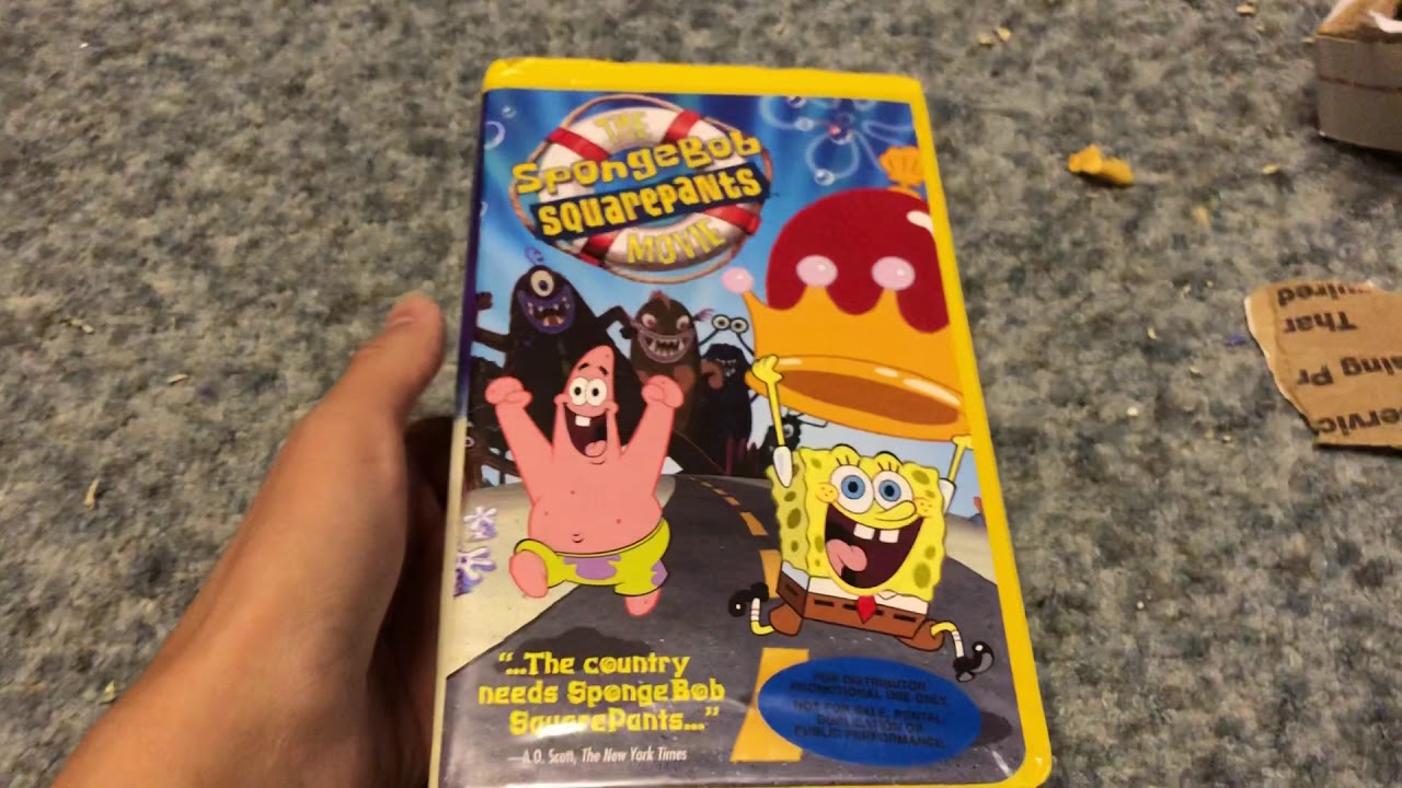 The SpongeBob Squarepants Movie Demo Tape Unboxing - YouTube