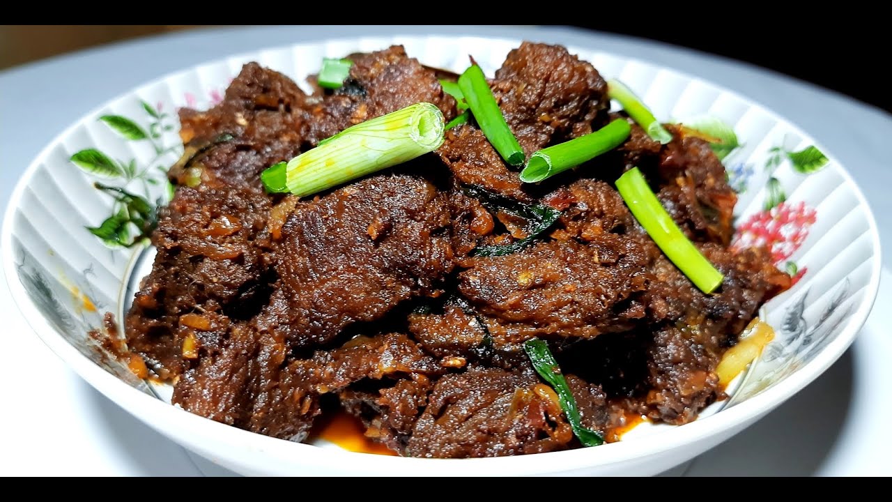 Arunachali Special Mithun Meat Recipe!! - YouTube