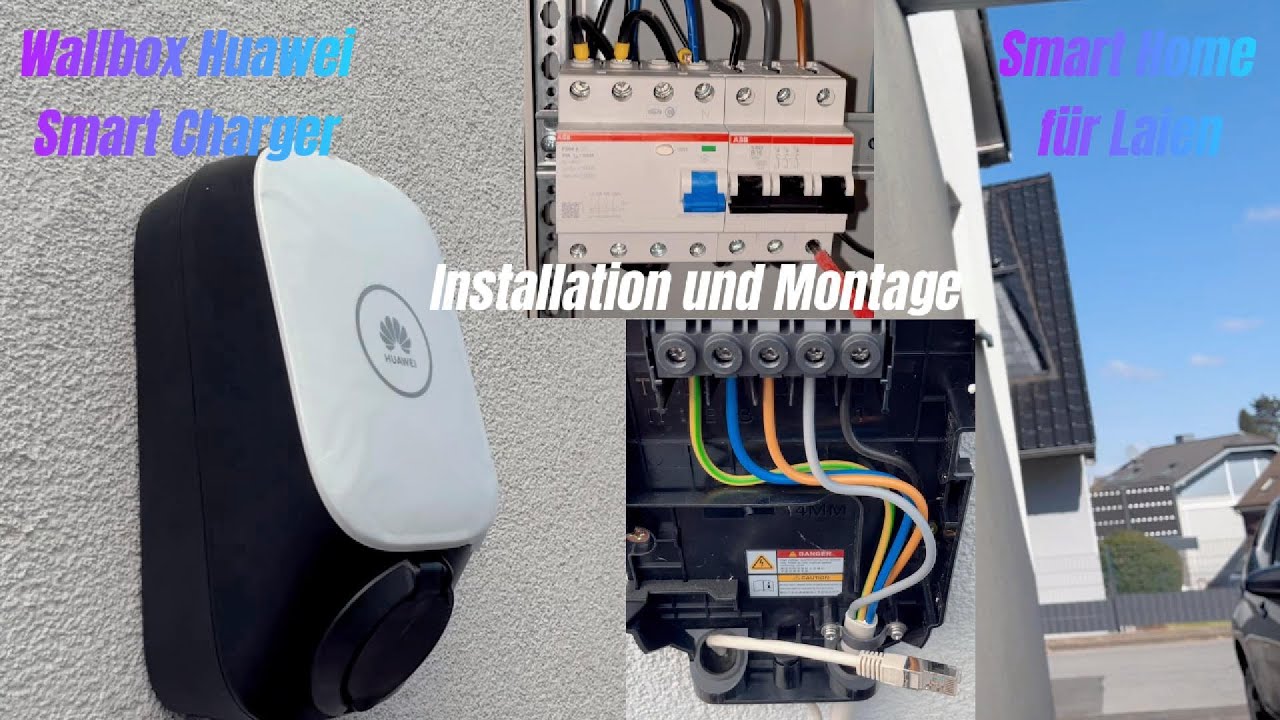 Huawei Smart Charger Wallbox Installation & Montage Einstellung einfach ...