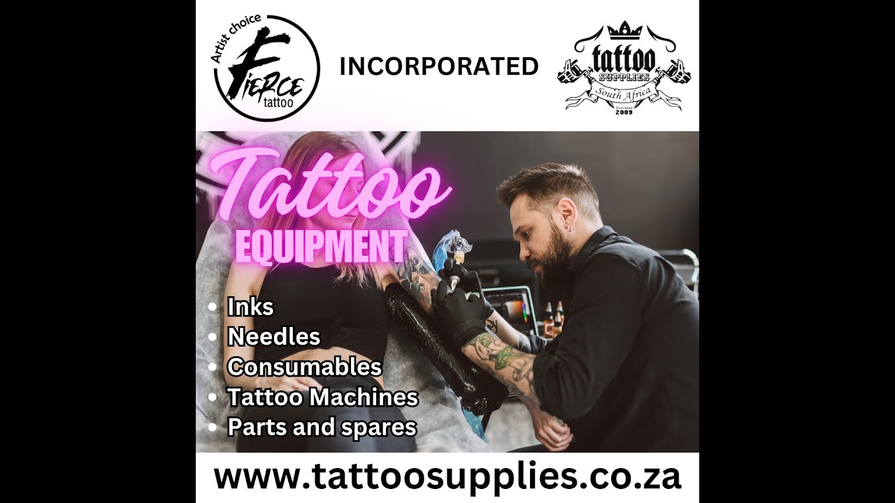 fierce tattoo Supplies - YouTube