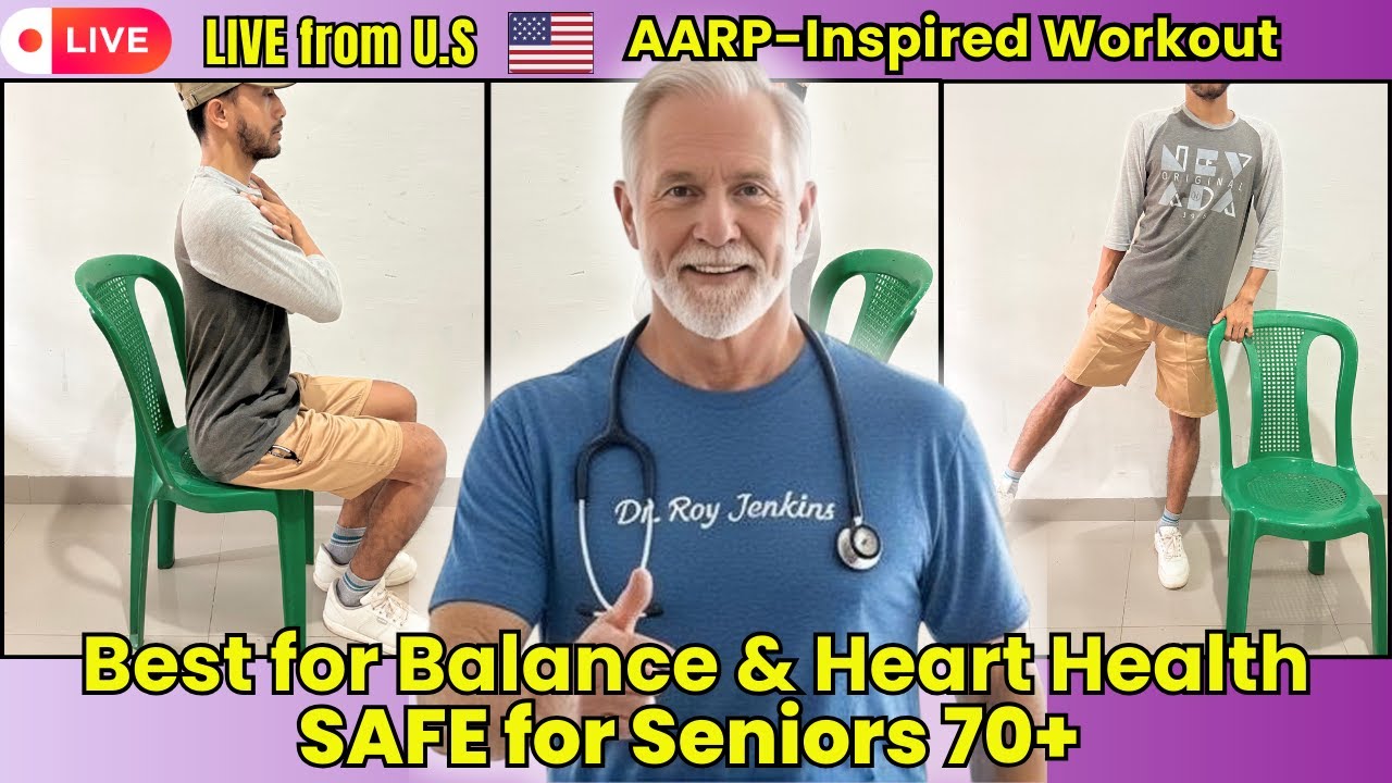 Daily Standing Exercises for Seniors Over 70 at Home 💪 Improve Balance ...