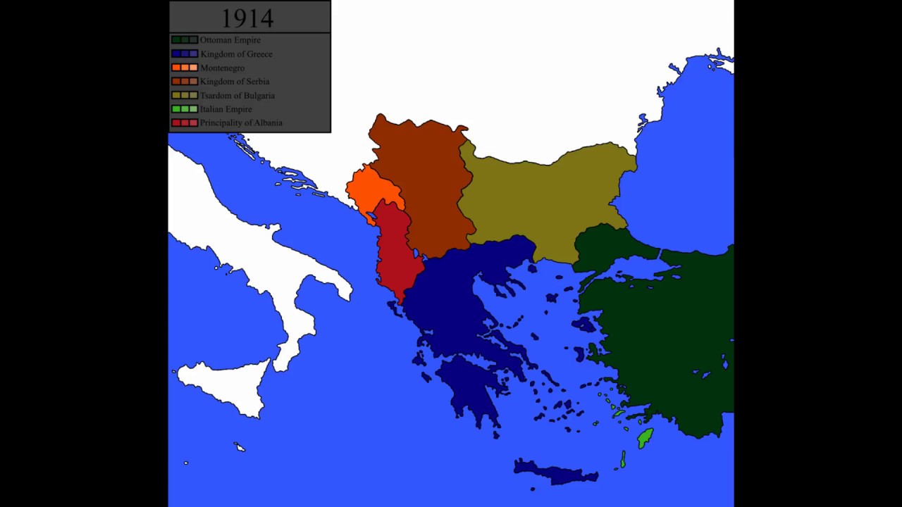 The Formation of Modern Greece: Every Year - YouTube